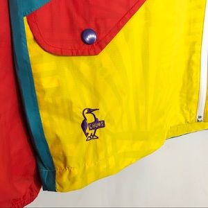 Chums | Jackets & Coats | Chums Vibrant Color Rain Windbreaker Jacket ...